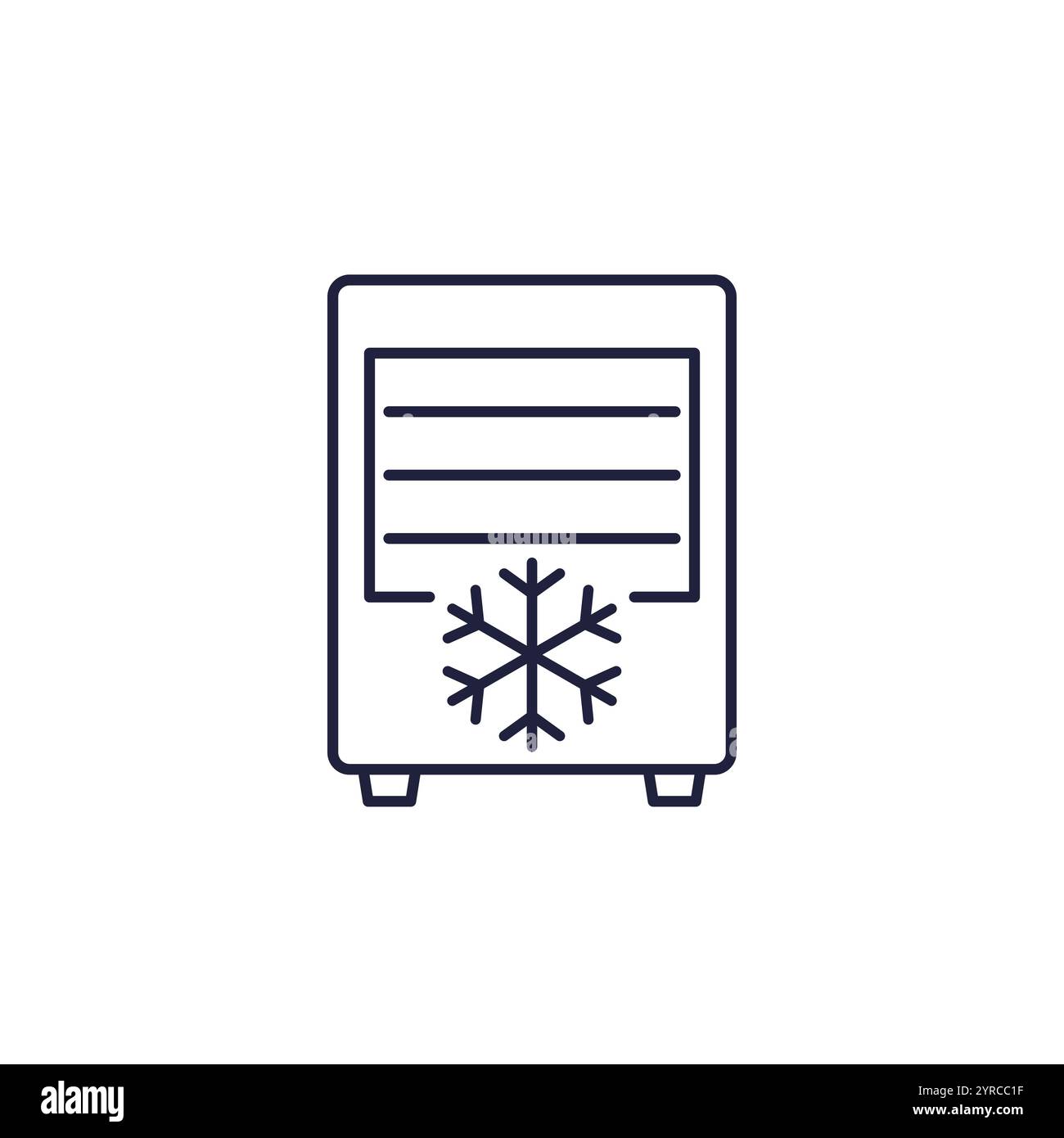 Supermarket chiller shop food Stock Vector Images - Alamy