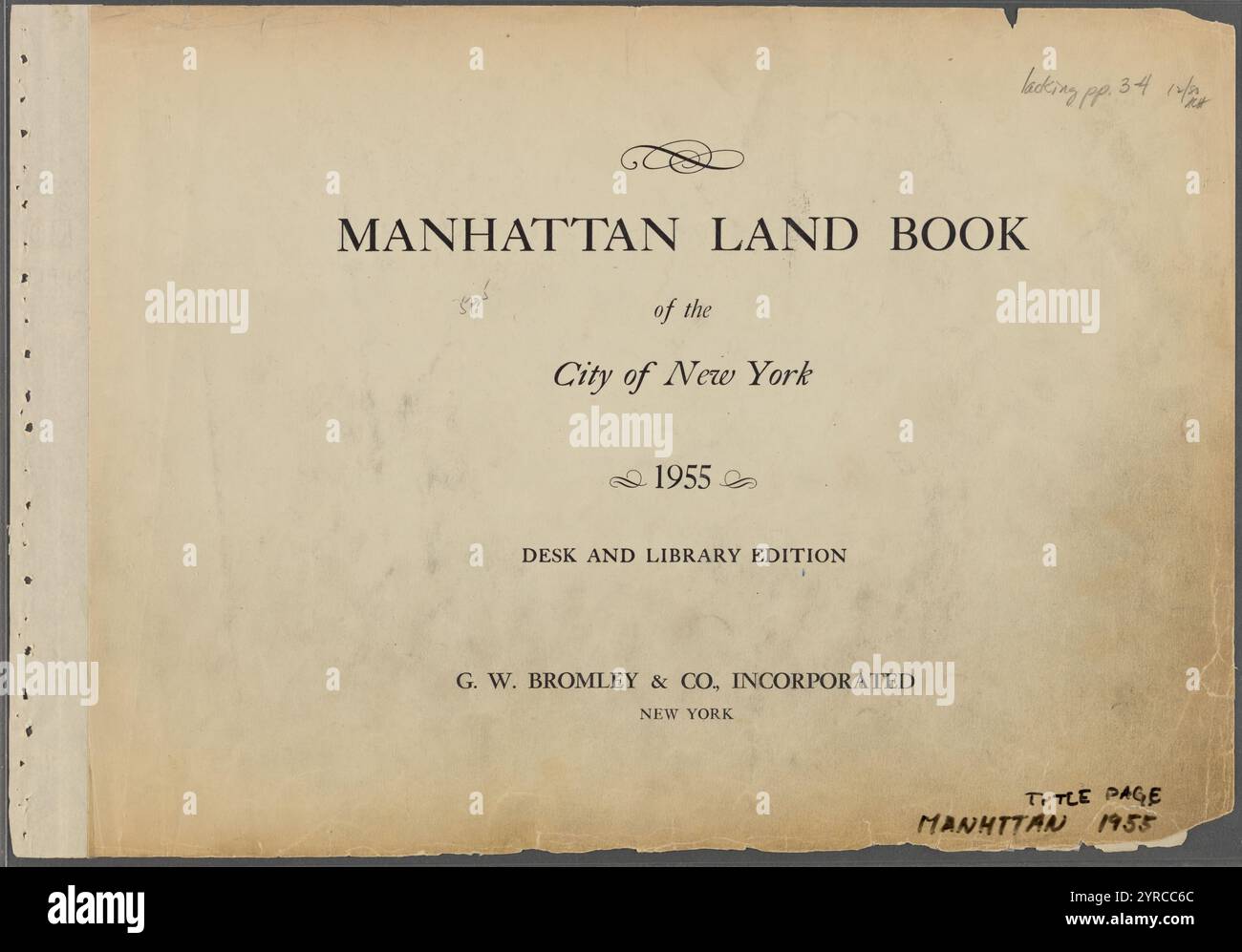 Manhattan land book hi-res stock photography and images - Alamy