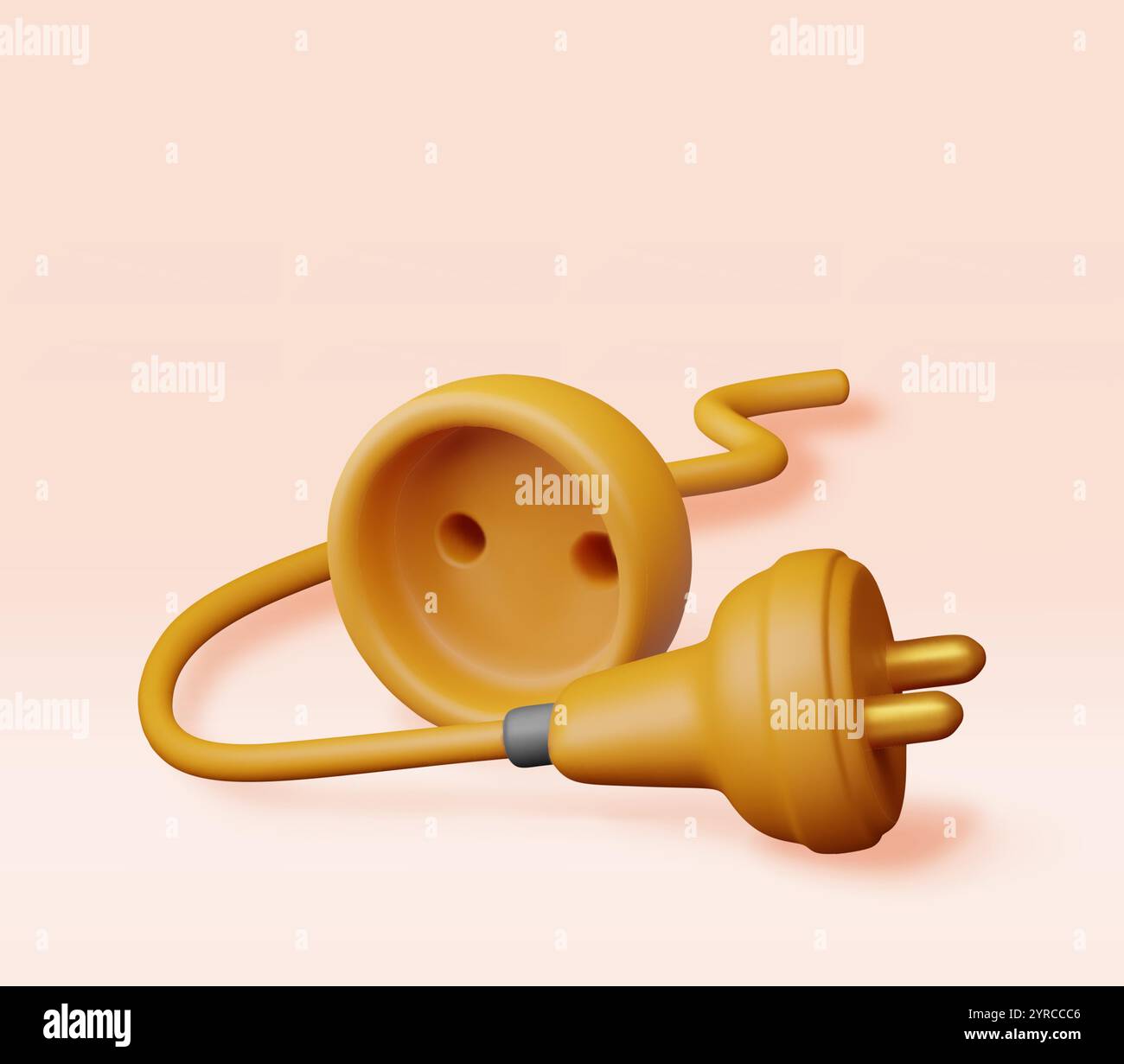 Electric power adapter icon cartoon Stock Vector Images - Alamy