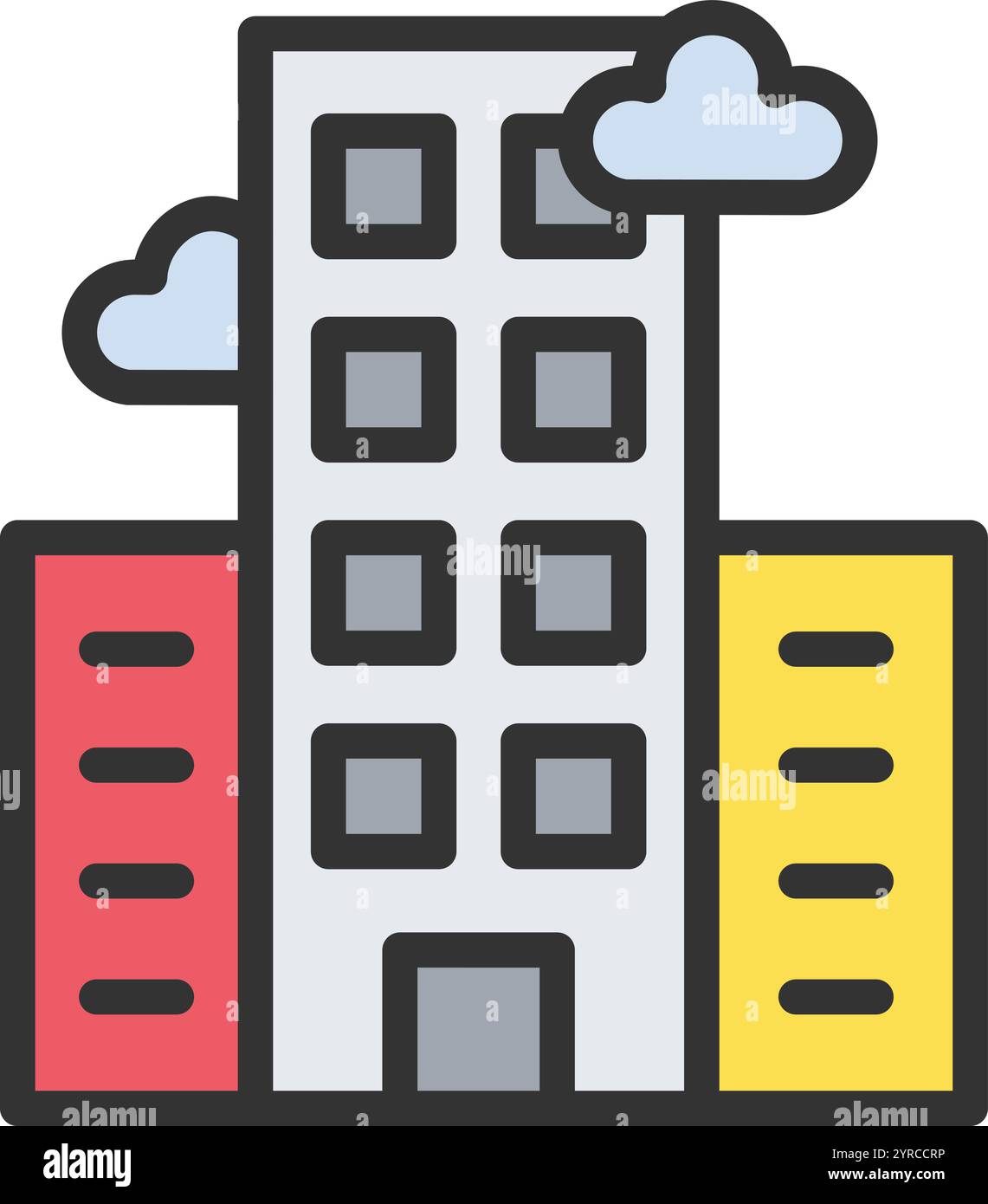 Skyscraper icon vector image. Suitable for mobile application web ...