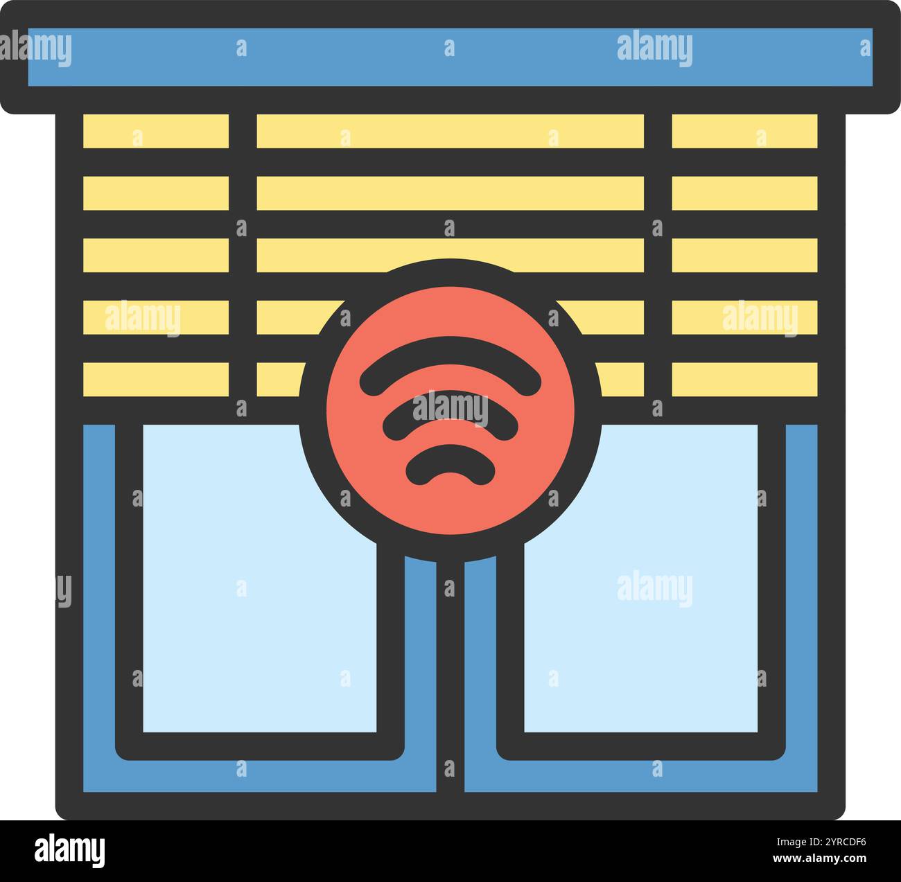 Smart Blind icon vector image. Suitable for mobile application web ...