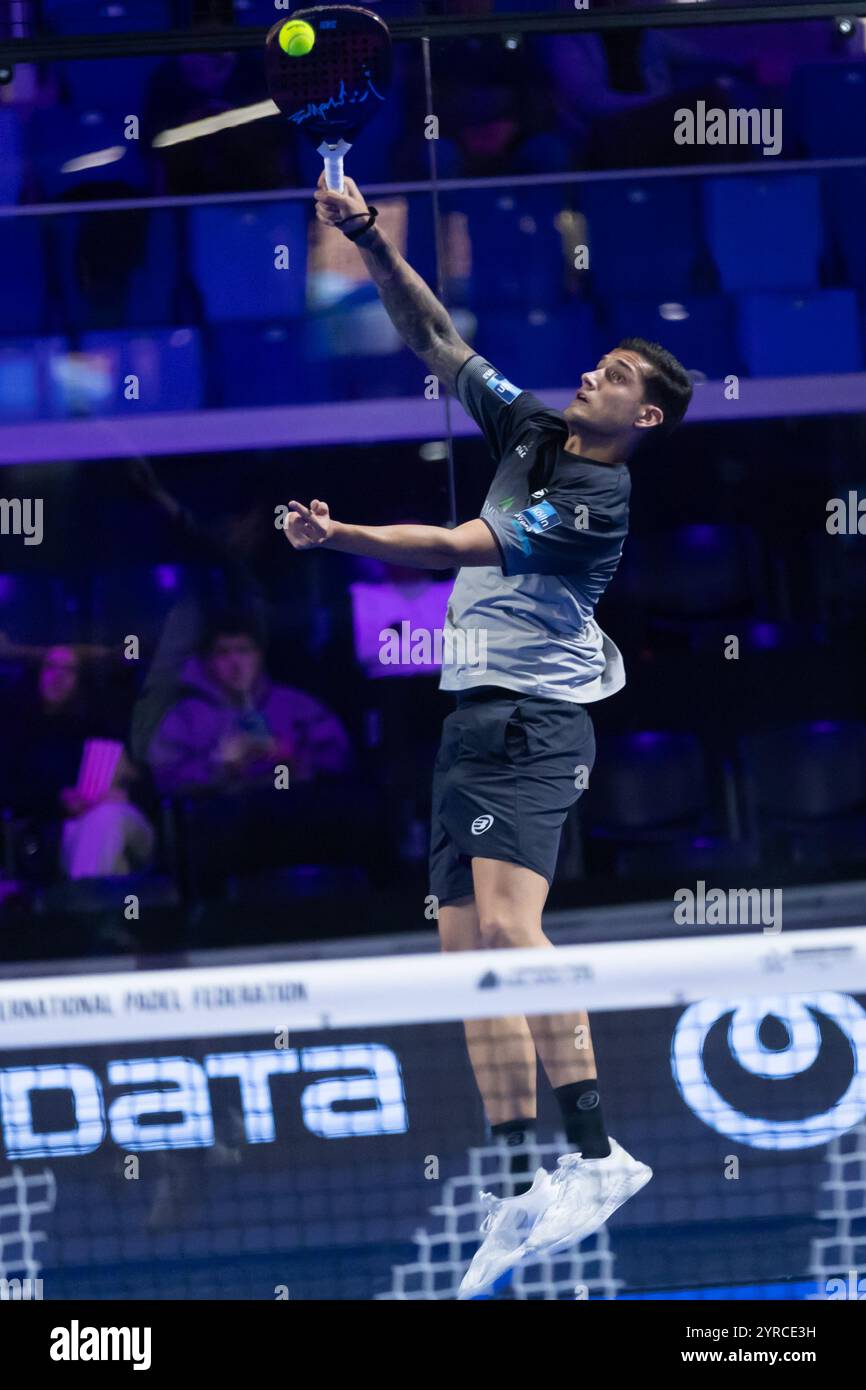 Alejandro Arroyo (ESP) during Premier Padel Milano P1 at Allian Cloud ...