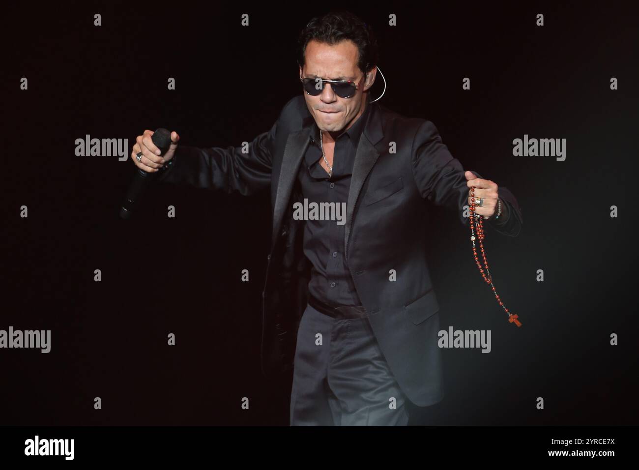 The Puerto Rican singer Marc Anthony, during his concert at The Axis ...