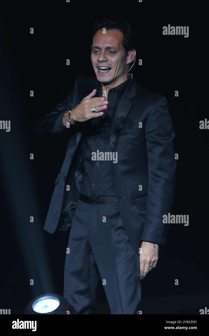 The Puerto Rican singer Marc Anthony, during his concert at The Axis ...