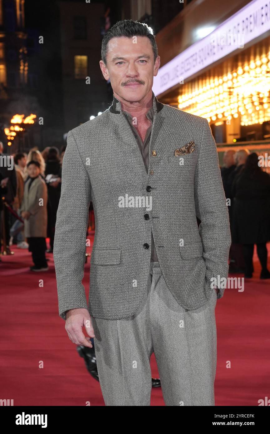 Luke Evans arriving for the world premiere of The Lord of the Rings ...