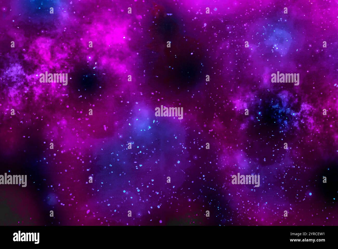 Deep dark blue violet nebula in outer space. Color of the year Stock ...