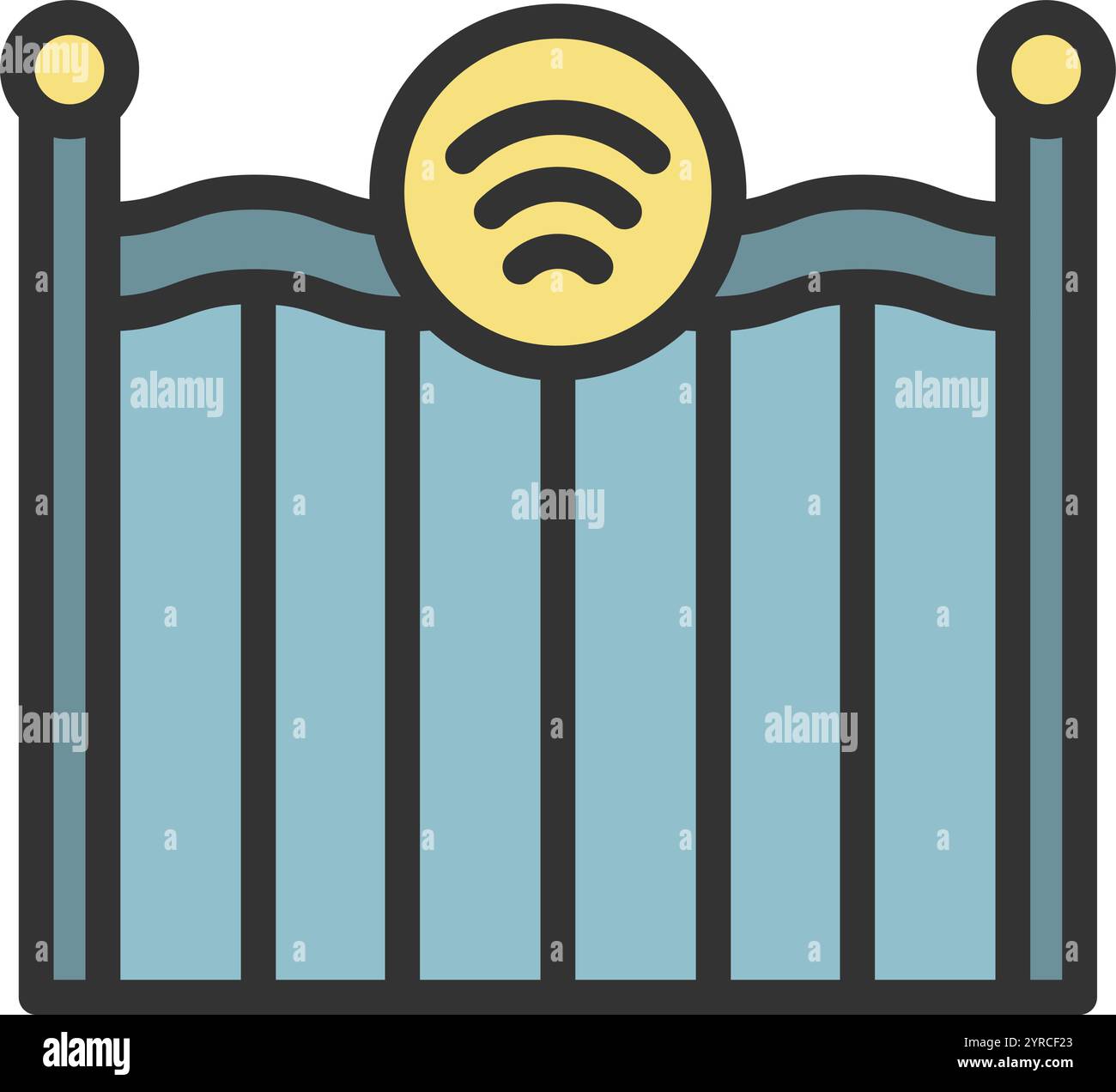Smart Gate icon vector image. Suitable for mobile application web ...