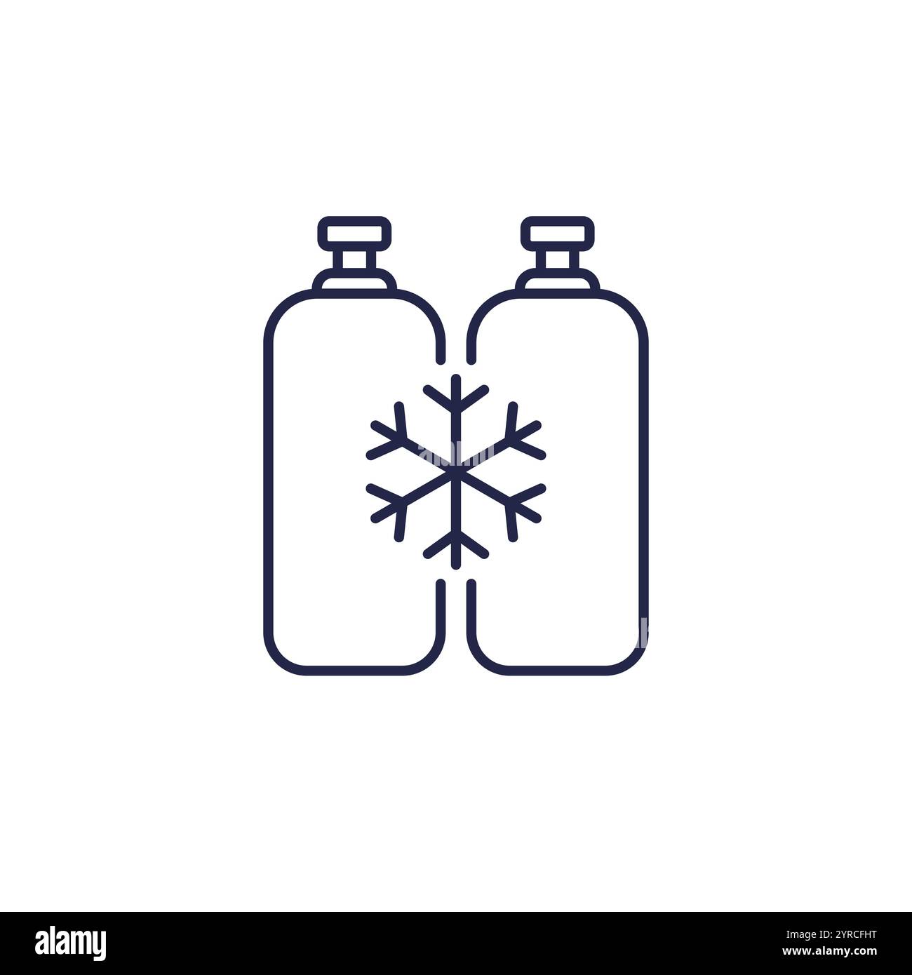 freon gas tanks line icon Stock Vector Image & Art - Alamy