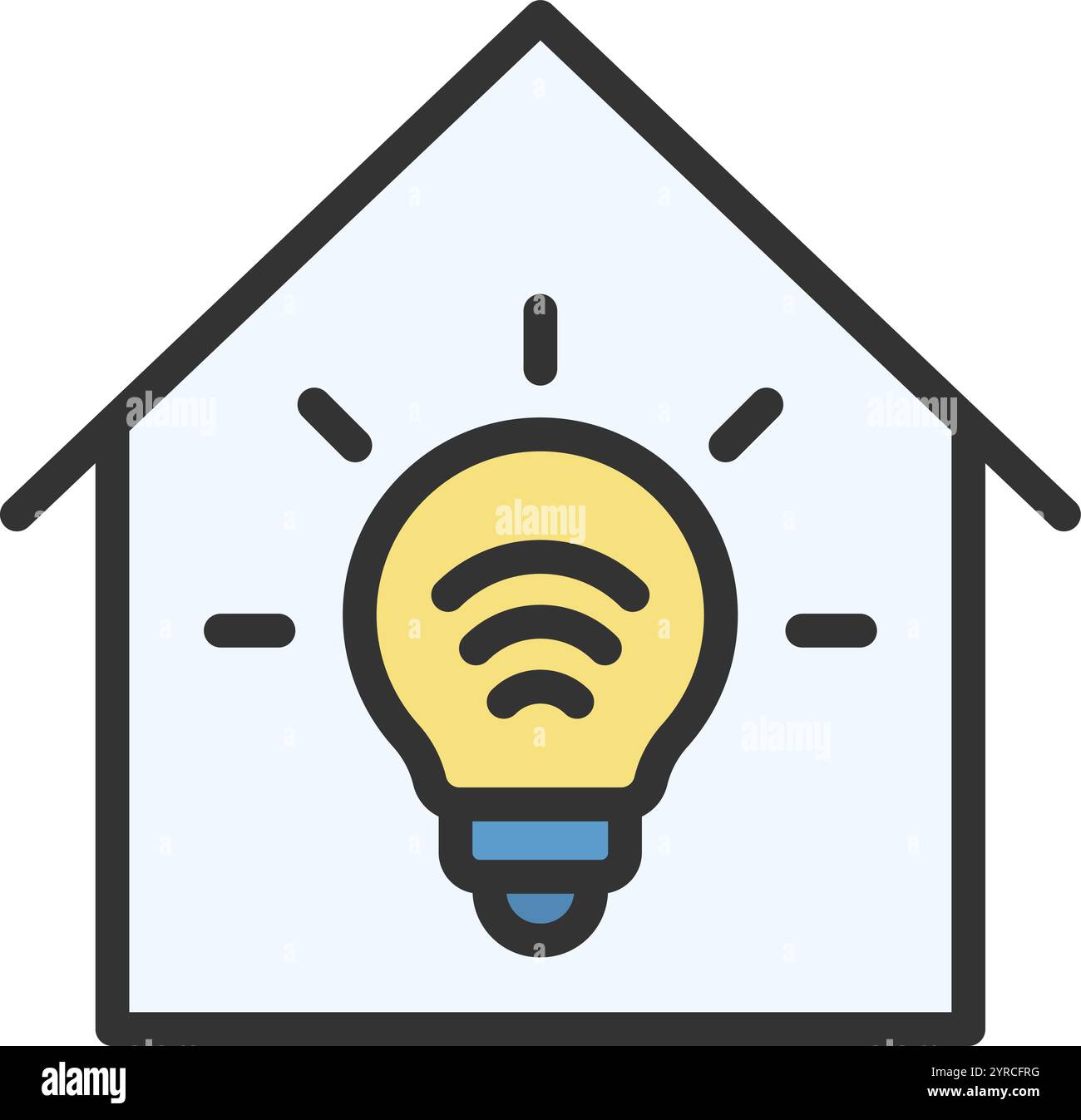 Smart Lighting icon vector image. Suitable for mobile application web ...