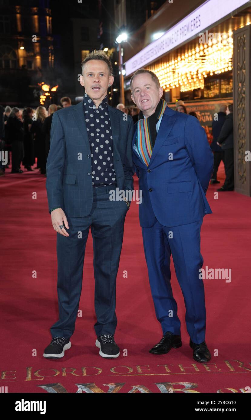 Dominic Monaghan and Billy Boyd arriving for the world premiere of The ...