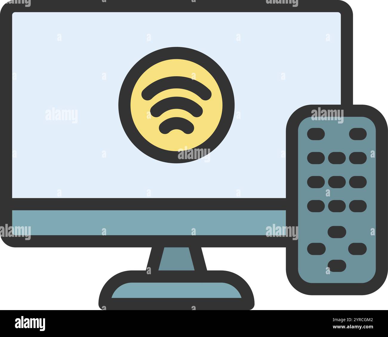 Smart TV icon vector image. Suitable for mobile application web application and print media ...