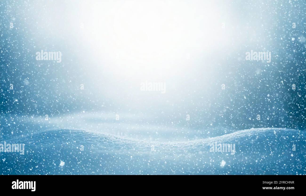 Light blue winter background falling hi-res stock photography and ...