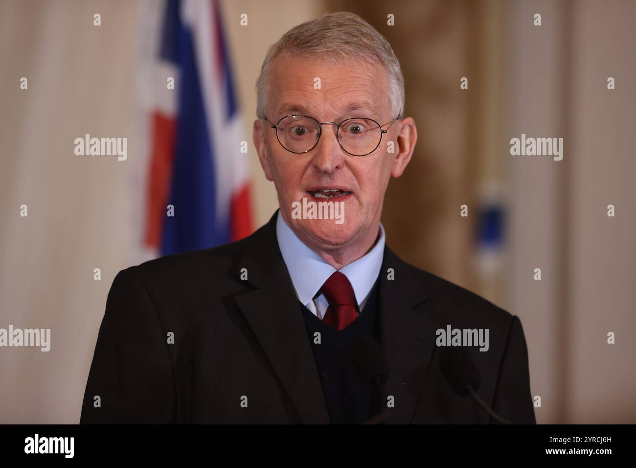 Secretary of State for Northern Ireland, Hilary Benn during the British ...