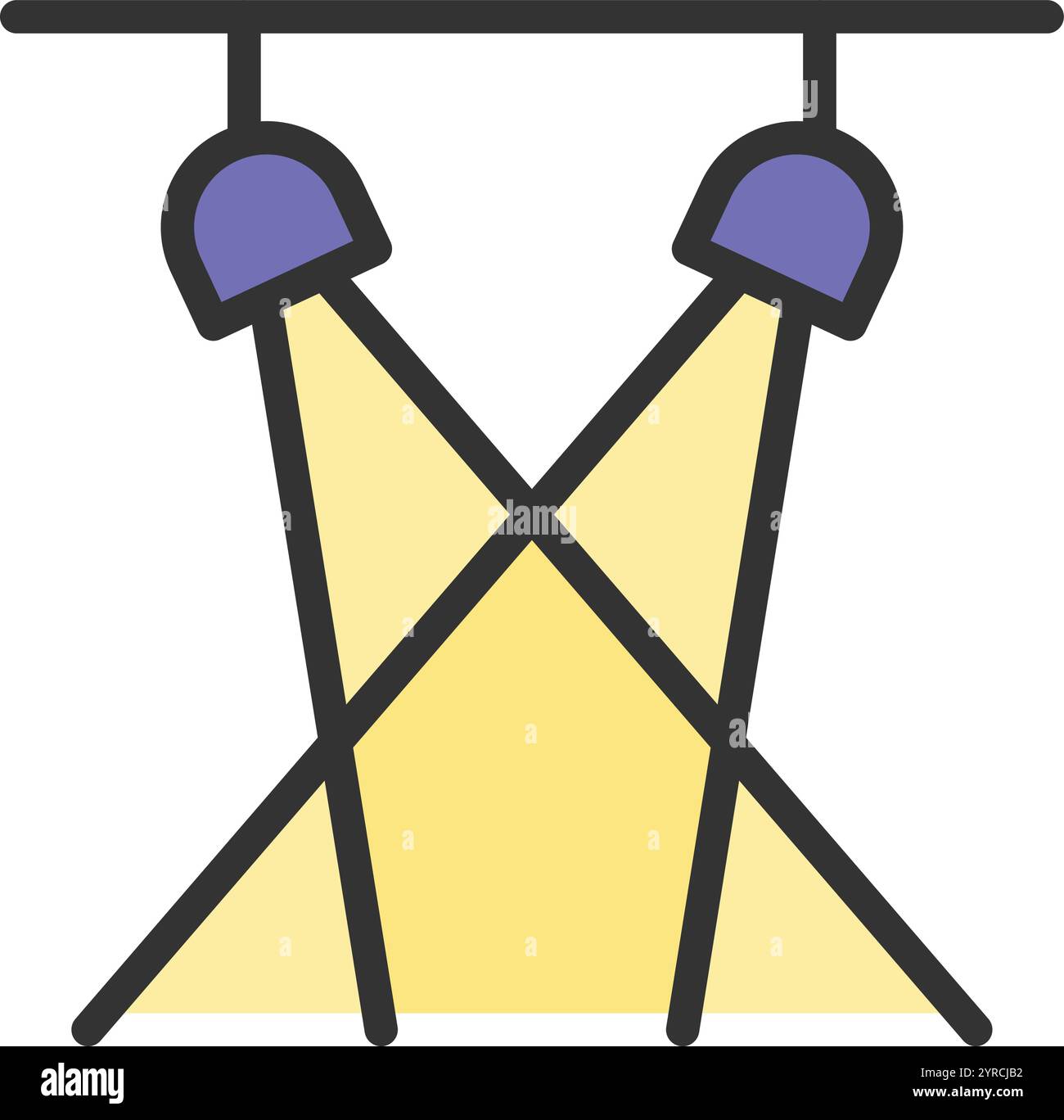 Spotlight icon vector image. Suitable for mobile application web ...