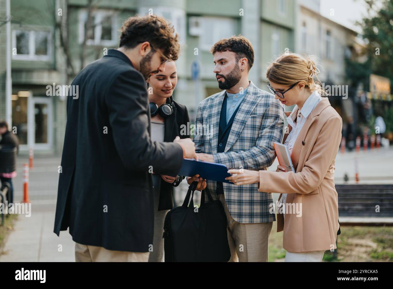 Collaborative planning document review hi-res stock photography and ...