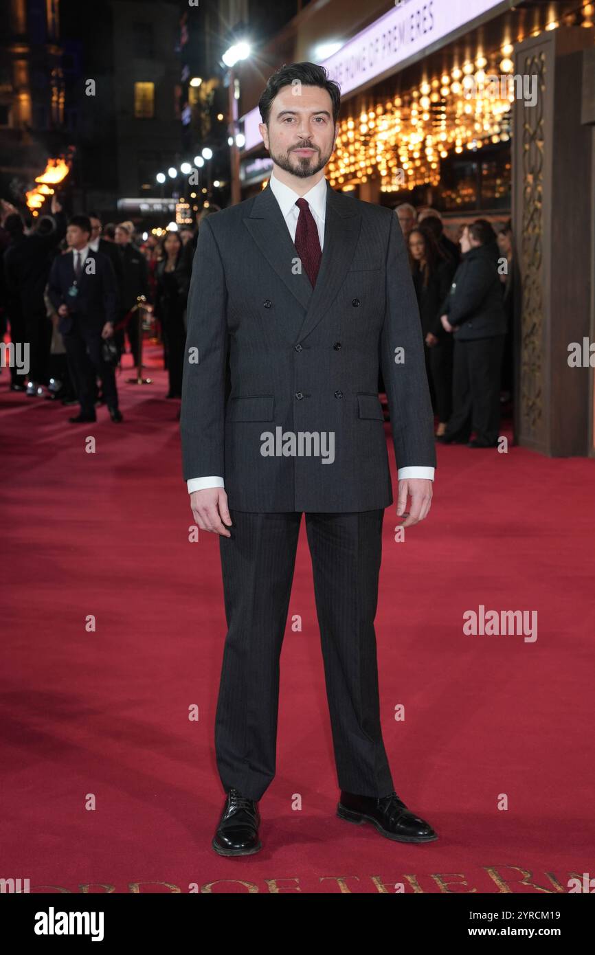 Ryan Gage arriving for the world premiere of The Lord of the Rings: The ...