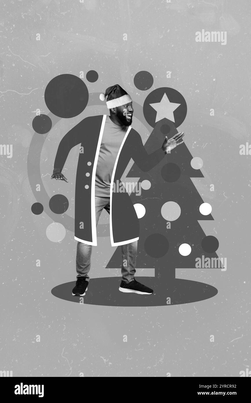 Collage photo young happy Black and White Stock Photos & Images - Alamy