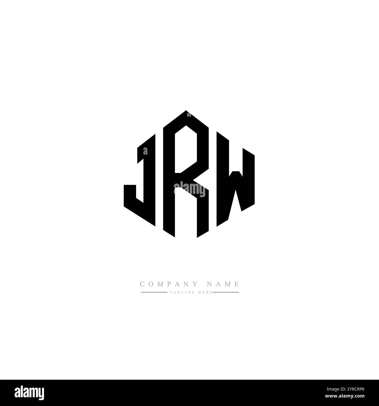 Jrw logo design hi-res stock photography and images - Alamy
