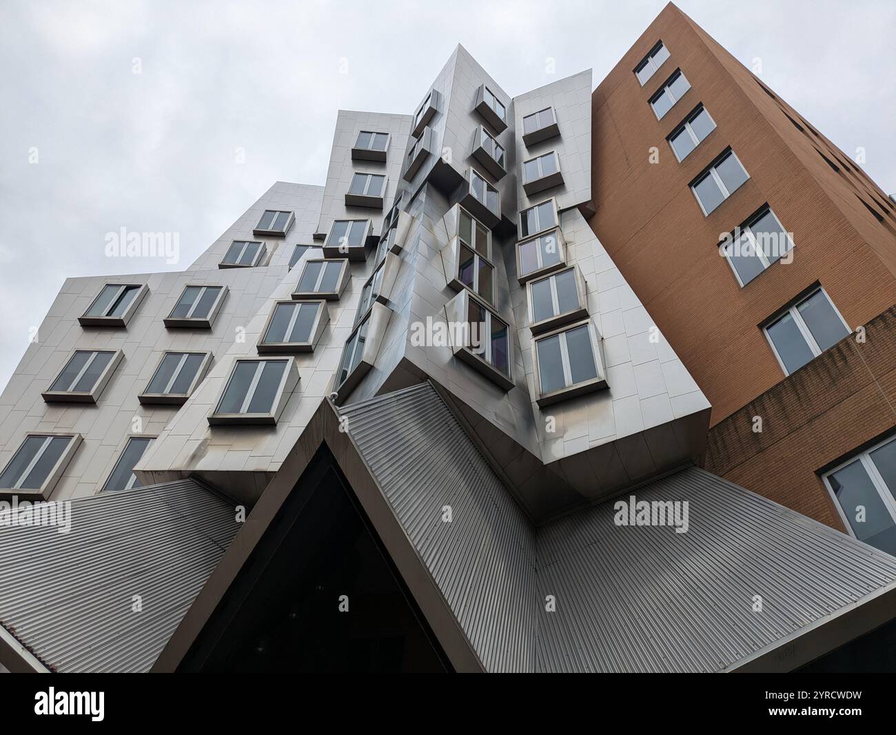 MIT Boston building design by Frank Gehry Stock Photo - Alamy