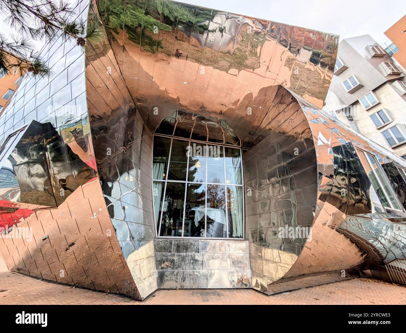 MIT Boston building design by Frank Gehry Stock Photo - Alamy