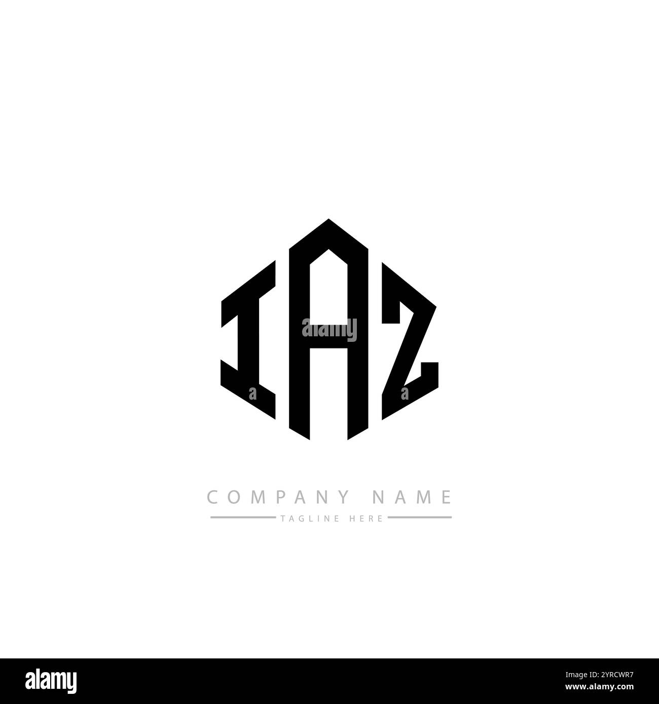 Iaz hexagon Stock Vector Images - Alamy