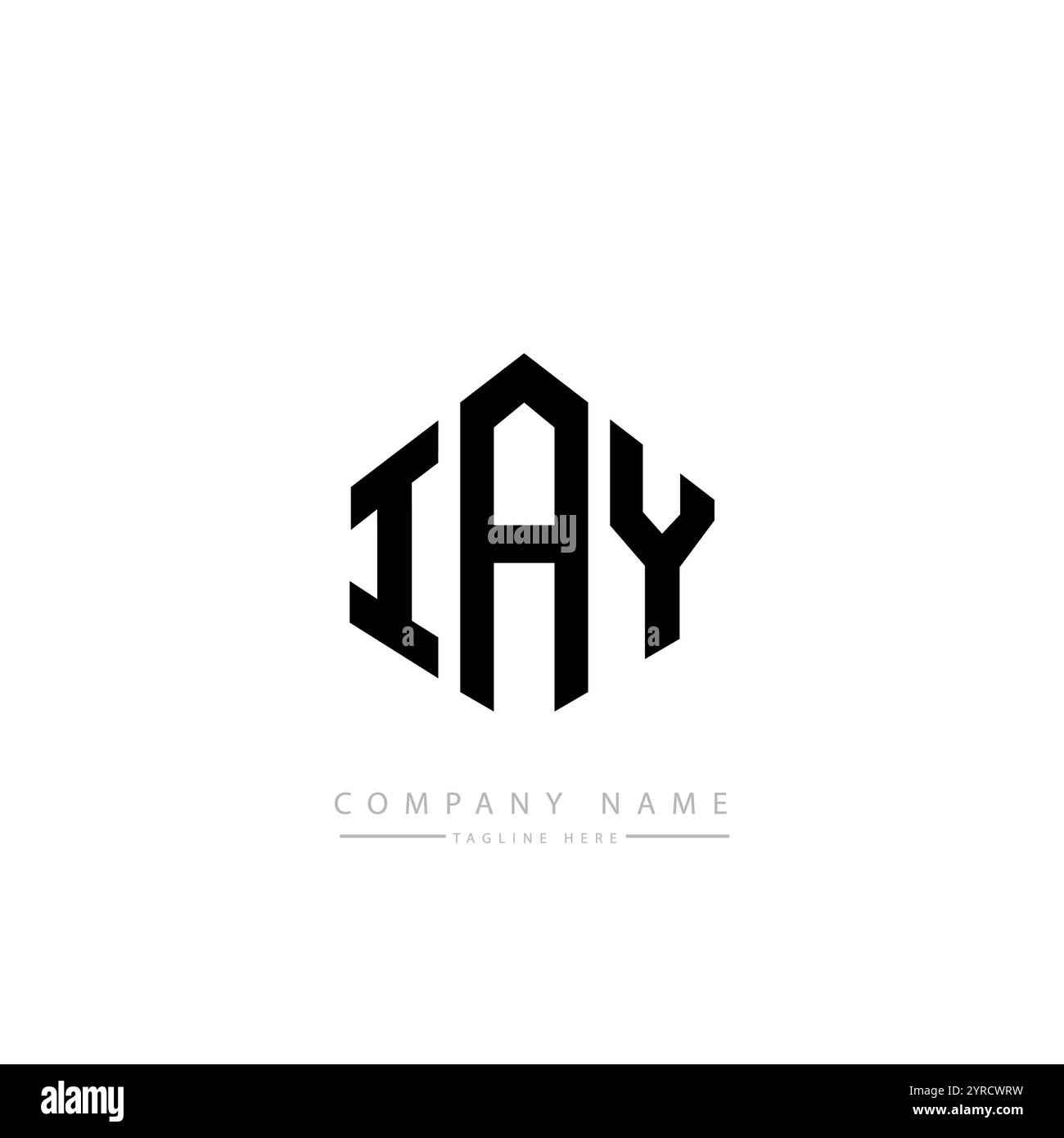 Iay logo design Black and White Stock Photos & Images - Alamy
