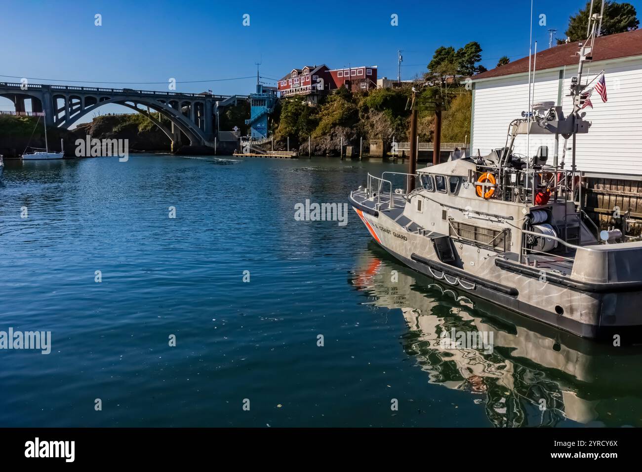 in Depoe Bay, "The World's Smallest Natural Navigable Harbor," Oregon ...