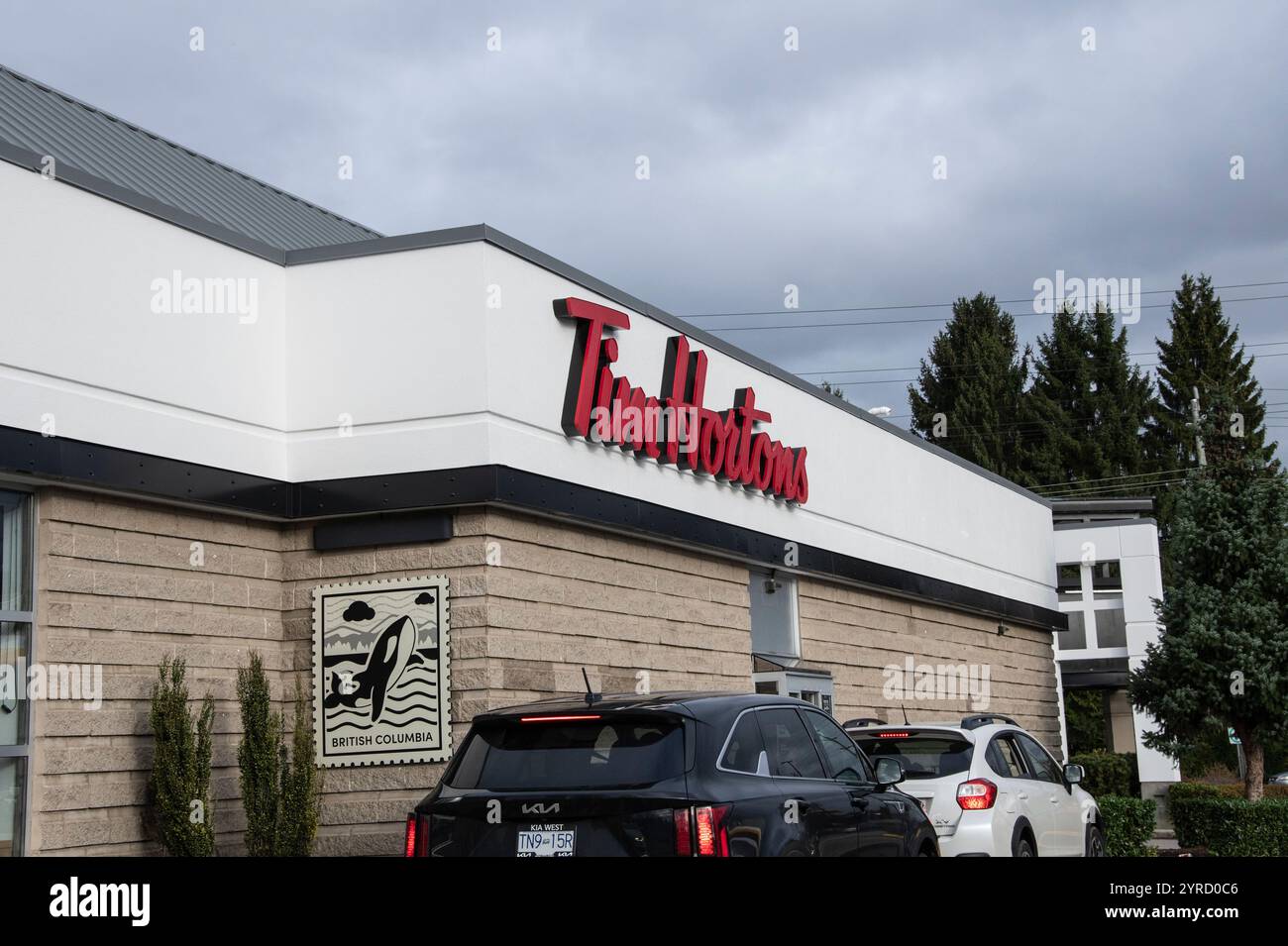 Tim Horton's on highway 7 in Maple Ridge, British Columbia, Canada ...