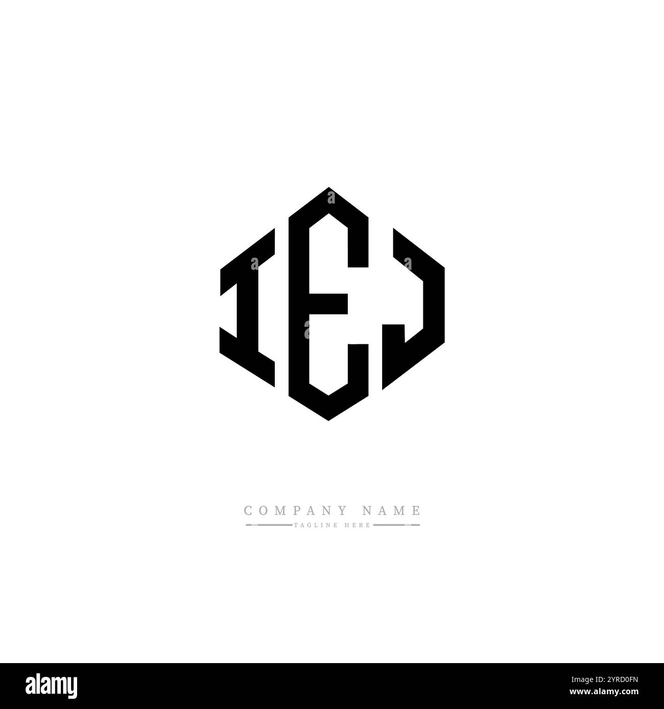 Iej monogram Stock Vector Images - Alamy