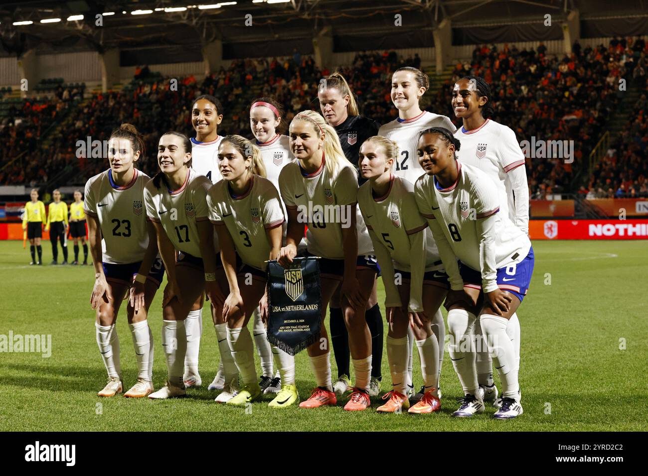 DEN HAAG - Team USA during the friendly Interland match between the ...