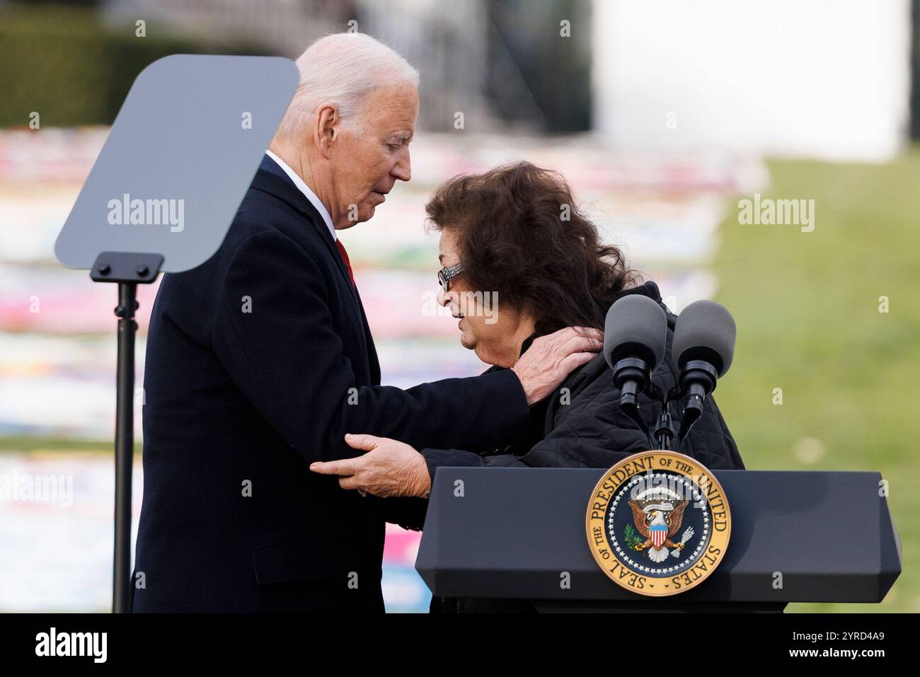 Washington, DC, USA. 1st Dec, 2024. Jeanne White-Ginder, mother of AIDS ...
