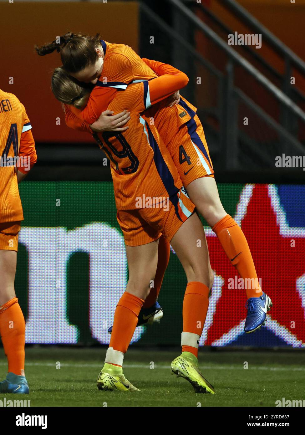 DEN HAAG - (l-r) Wieke Kaptein of Holland, Veerle Buurman of Holland ...