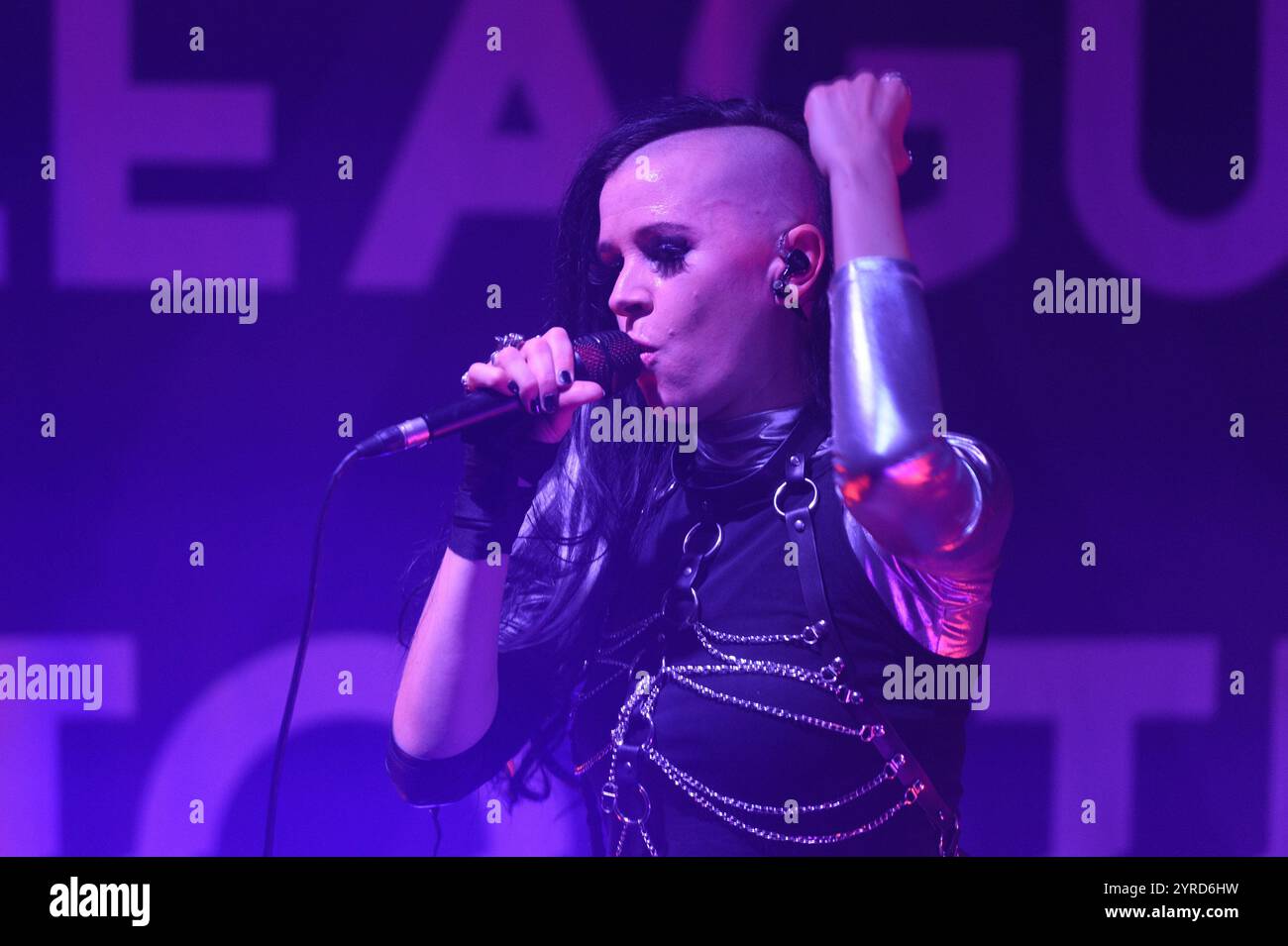 Munich, Germany, November29th 2024: Anna Brunner (Singer) of League of ...