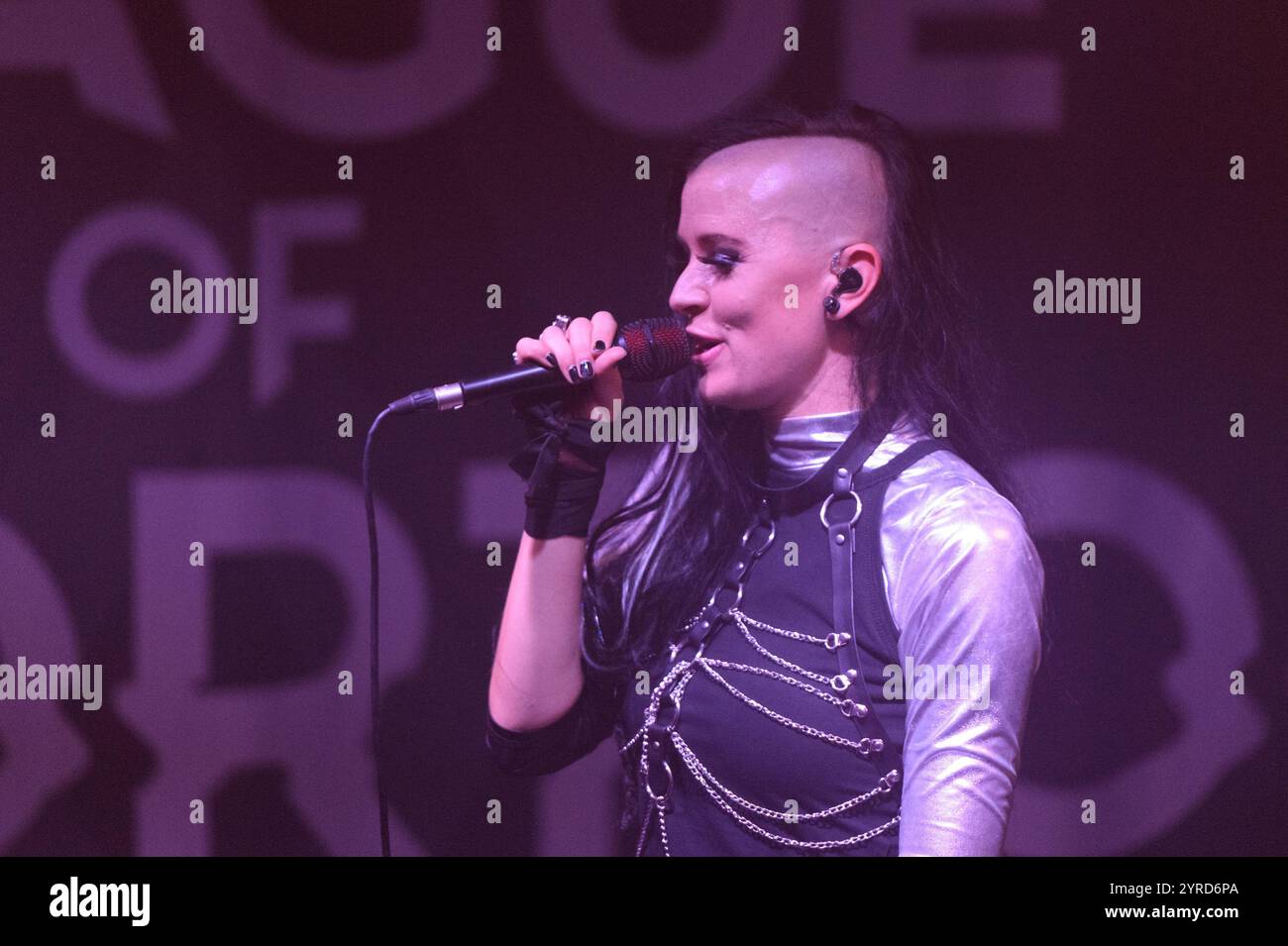 Munich, Germany, November29th 2024: Anna Brunner (Singer) of League of ...