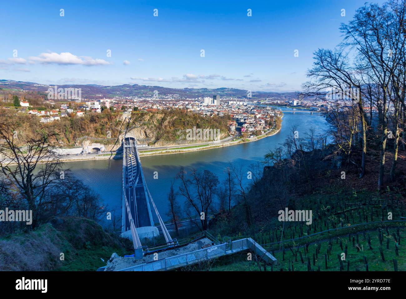 freeway A26 bridge Donautalbrücke, the bridge is the longest ground ...
