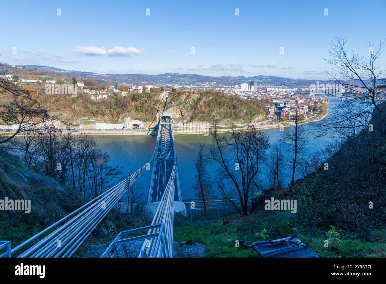 freeway A26 bridge Donautalbrücke, the bridge is the longest ground ...