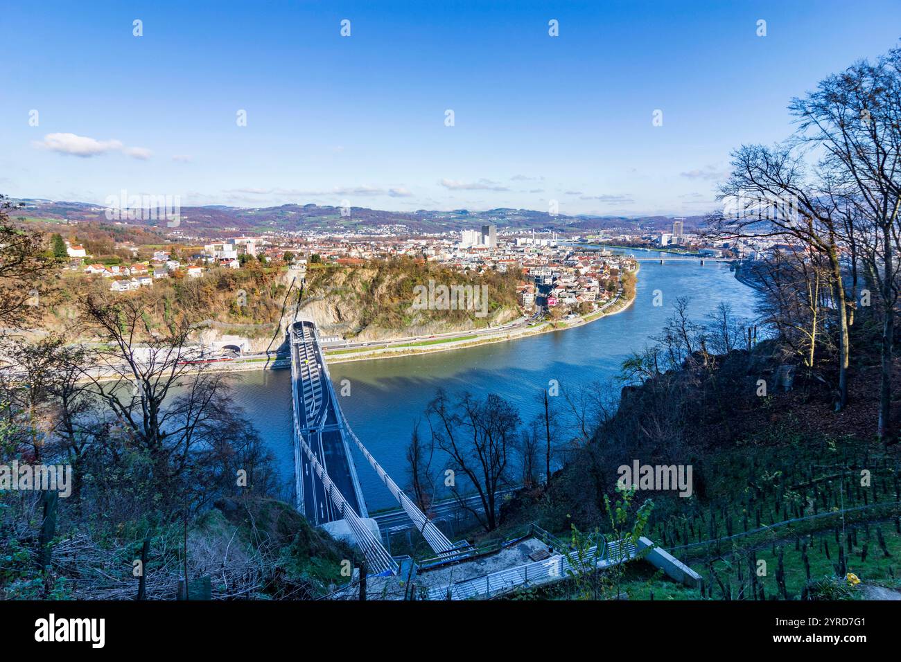 freeway A26 bridge Donautalbrücke, the bridge is the longest ground ...