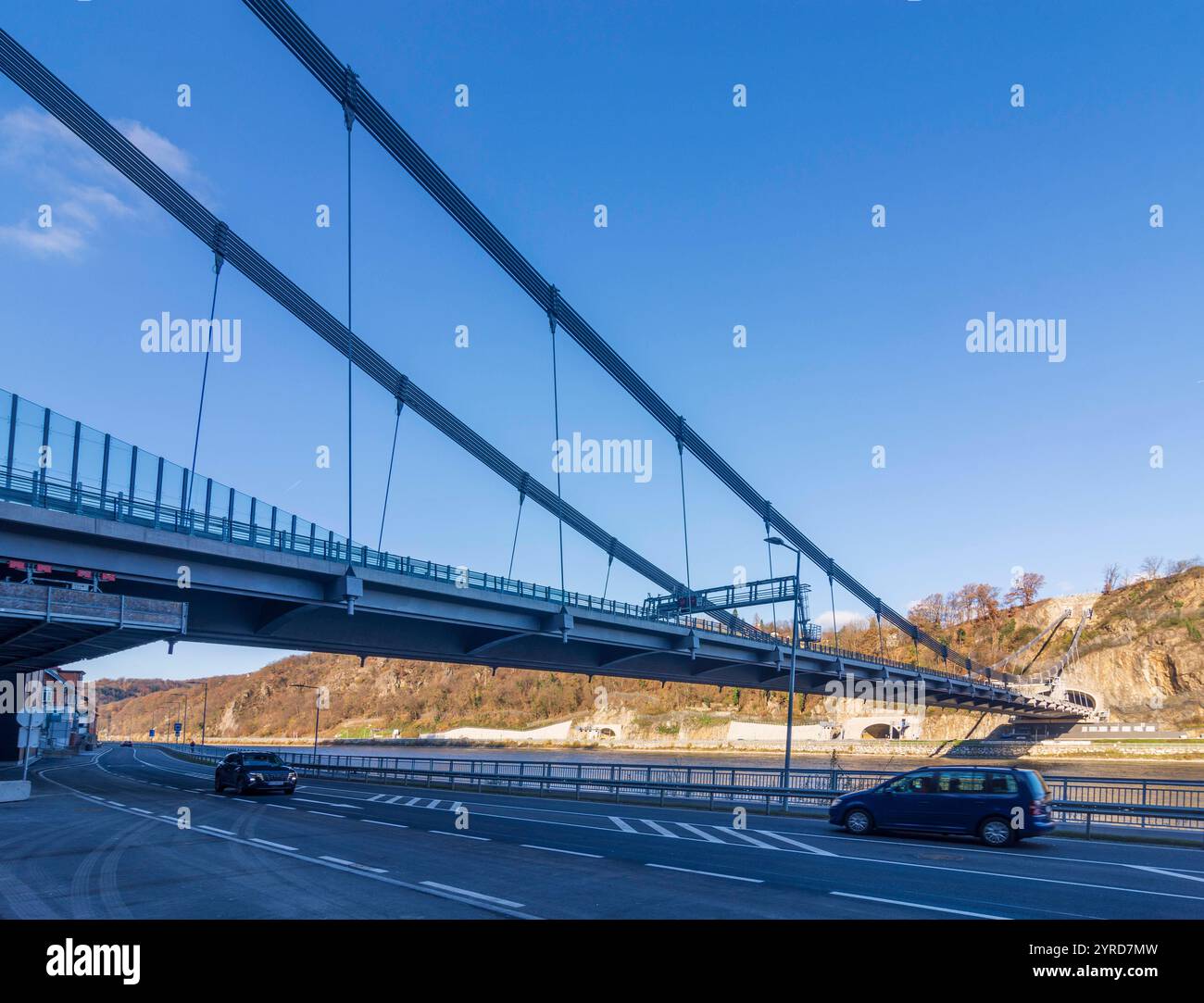freeway A26 bridge Donautalbrücke, the bridge is the longest ground ...