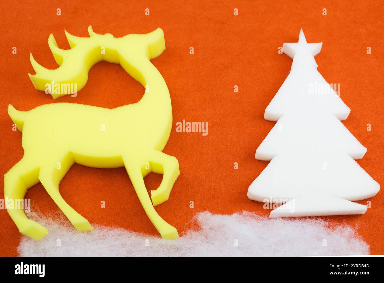 Sponge art tree hi-res stock photography and images - Alamy