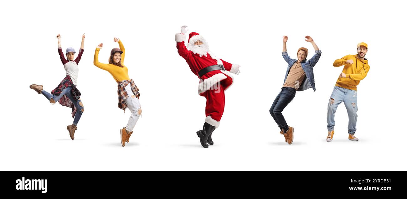 People dancing santa claus hi-res stock photography and images - Alamy