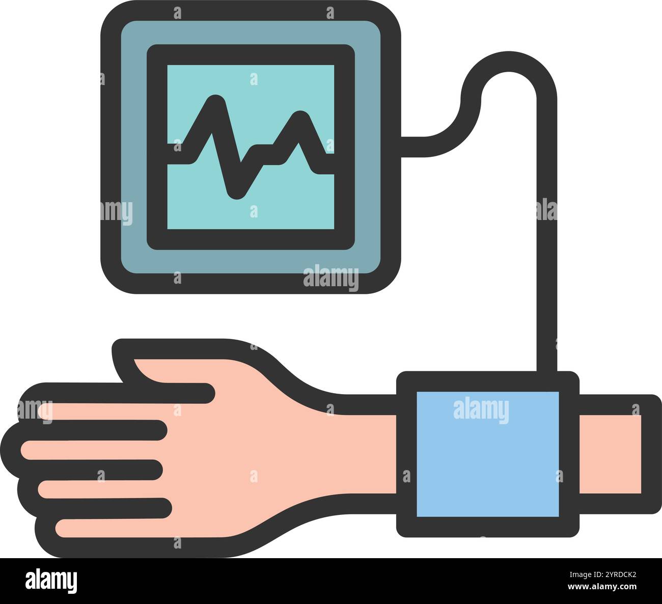 Tensiometer icon vector image. Suitable for mobile application web application and print media ...
