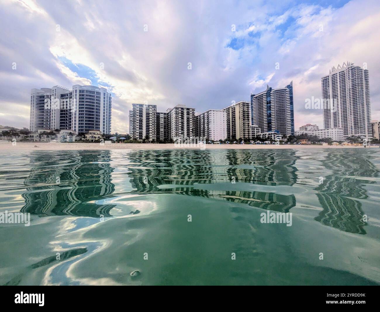 Miami beach buildings on the water hi-res stock photography and images ...