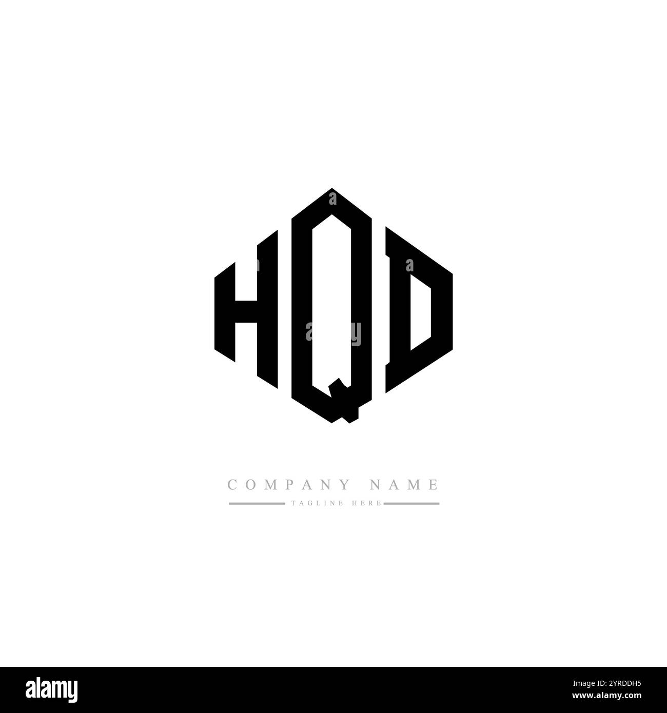 Hqd business logo Black and White Stock Photos & Images - Alamy