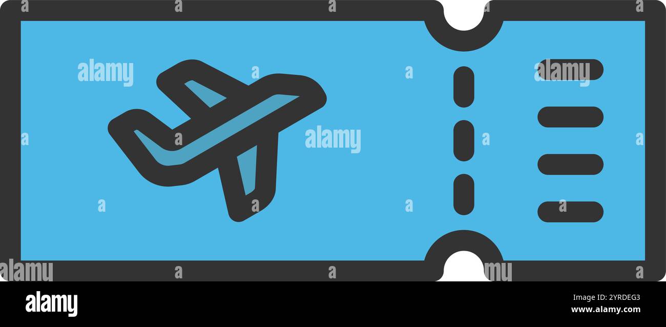 Ticket icon vector image. Suitable for mobile application web ...