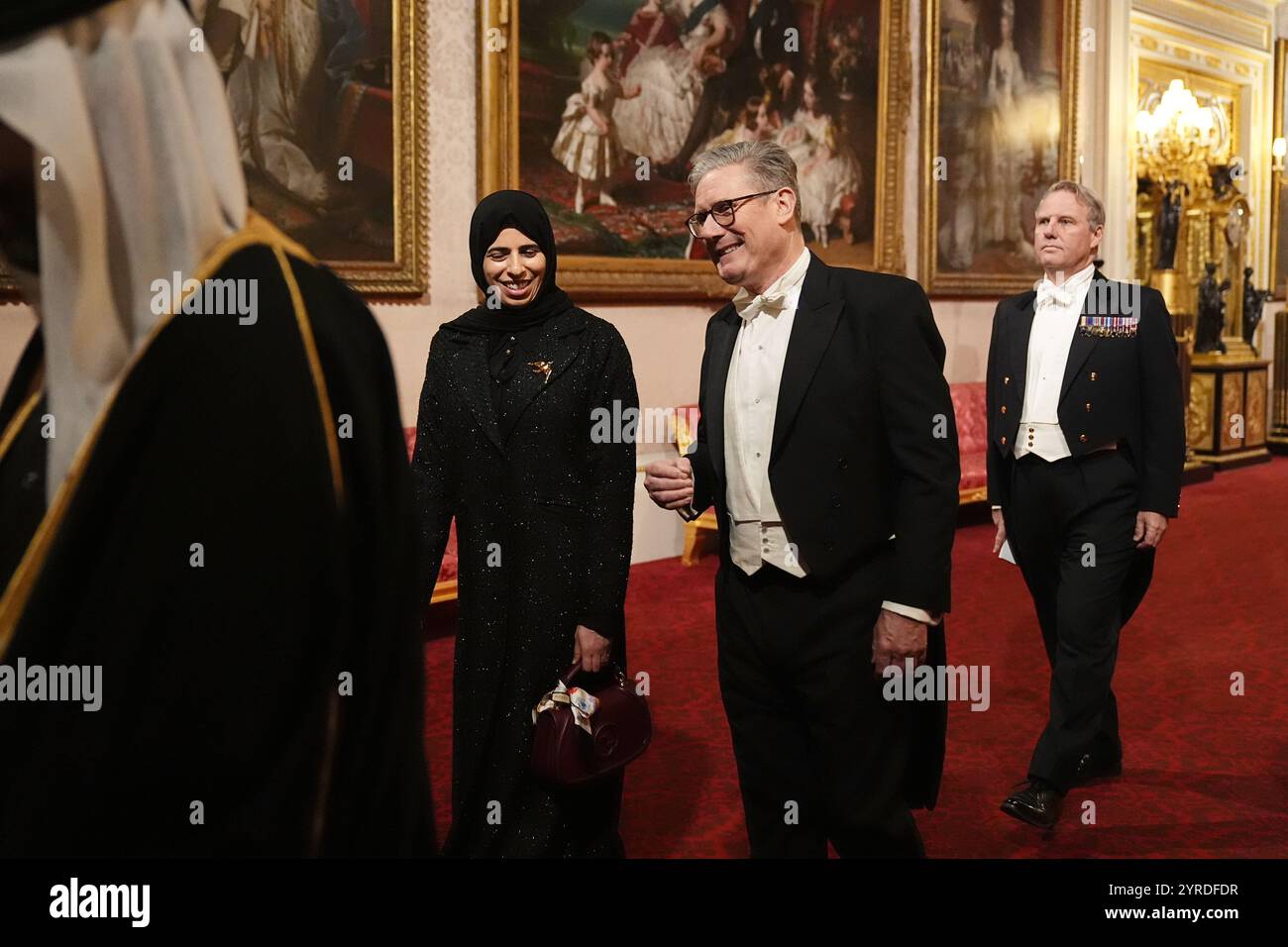 H.E. Ms Lolwah bint Rashid Al-Khater and Prime Minister Sir Keir ...