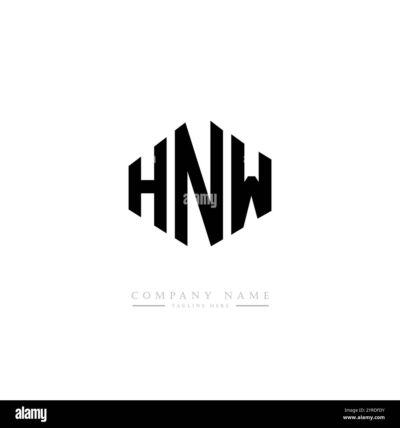 Hnw letter Stock Vector Images - Alamy