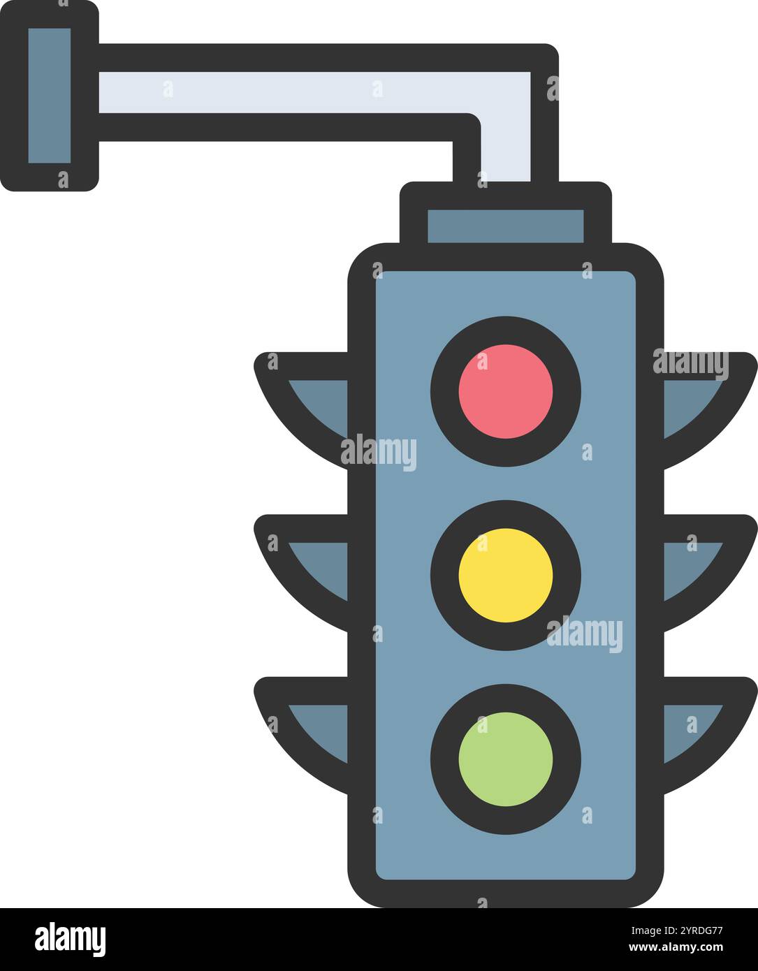Traffic Light icon vector image. Suitable for mobile application web ...