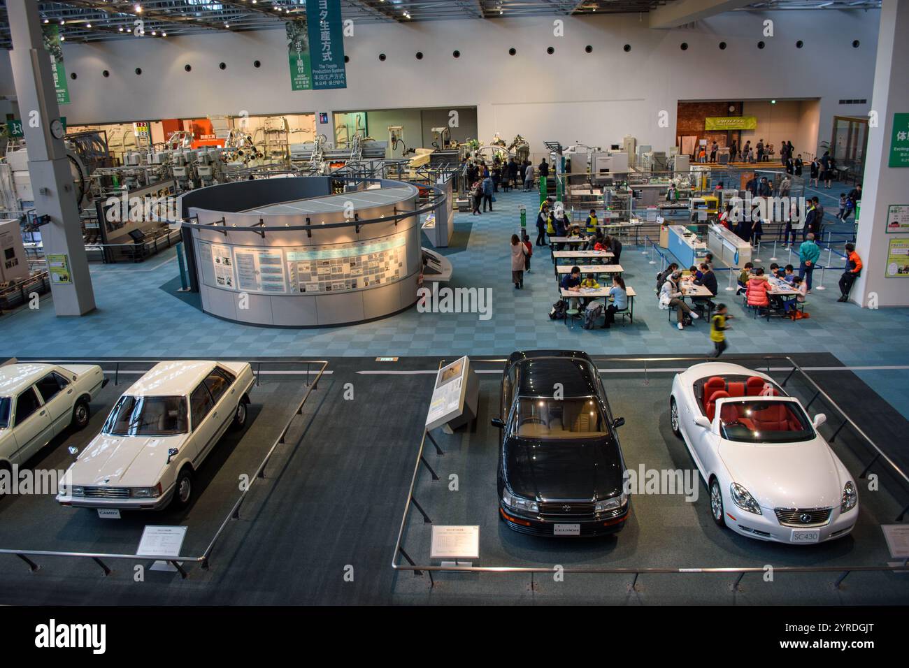 Cars exhibited in Toyota Commemorative Museum of Industry and ...