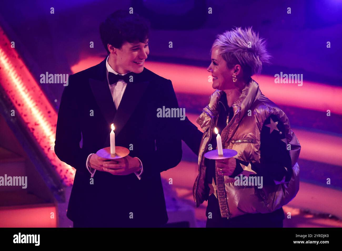 Saengerin Inka Bause mit Saenger Wincent Weiss - ARD Live Show ...