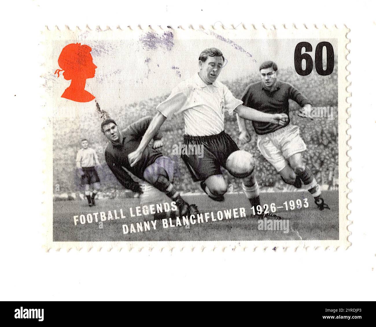 A 20th century vintage Queen Elizabeth II postage stamp from Great ...